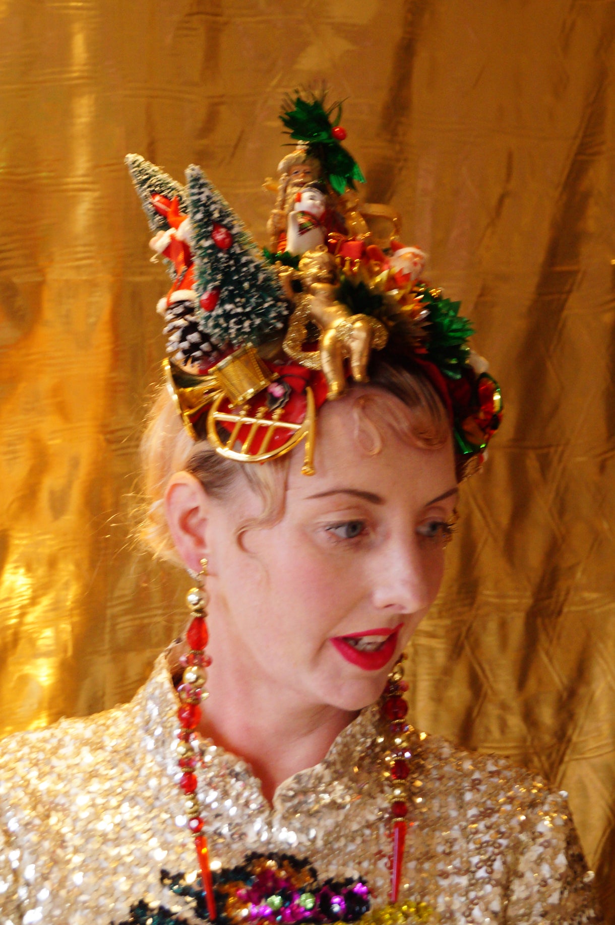 Kitsch Collection Vintage Traditional Christmas Baubles Headpiece ...