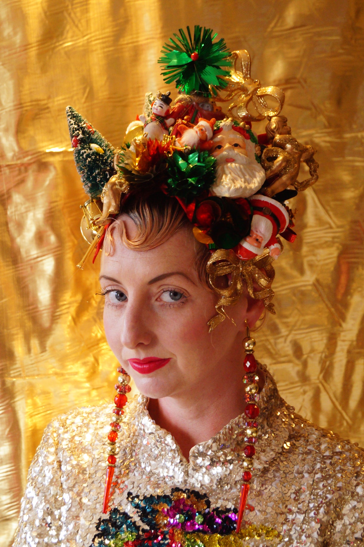 Kitsch Collection Vintage Traditional Christmas Baubles Headpiece ...